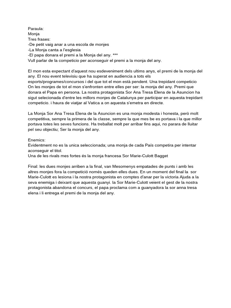 Relat Exercici A Classe | PDF