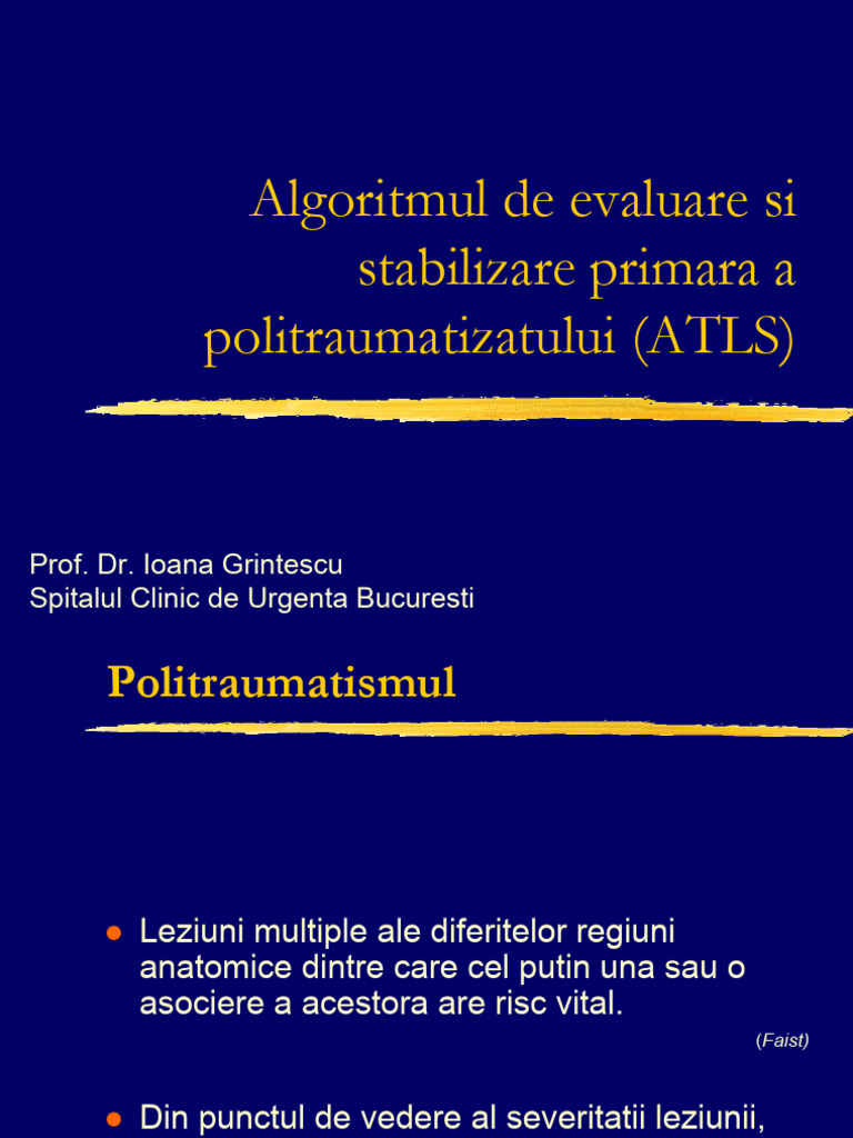 Curs 5 ATLS | PDF