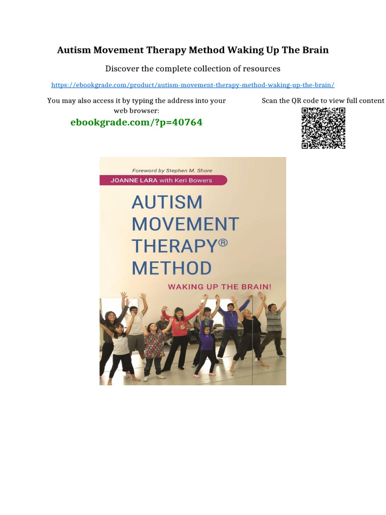 Autism Movement Therapy Method Waking up the Brain Kindle & PDF Formats ...