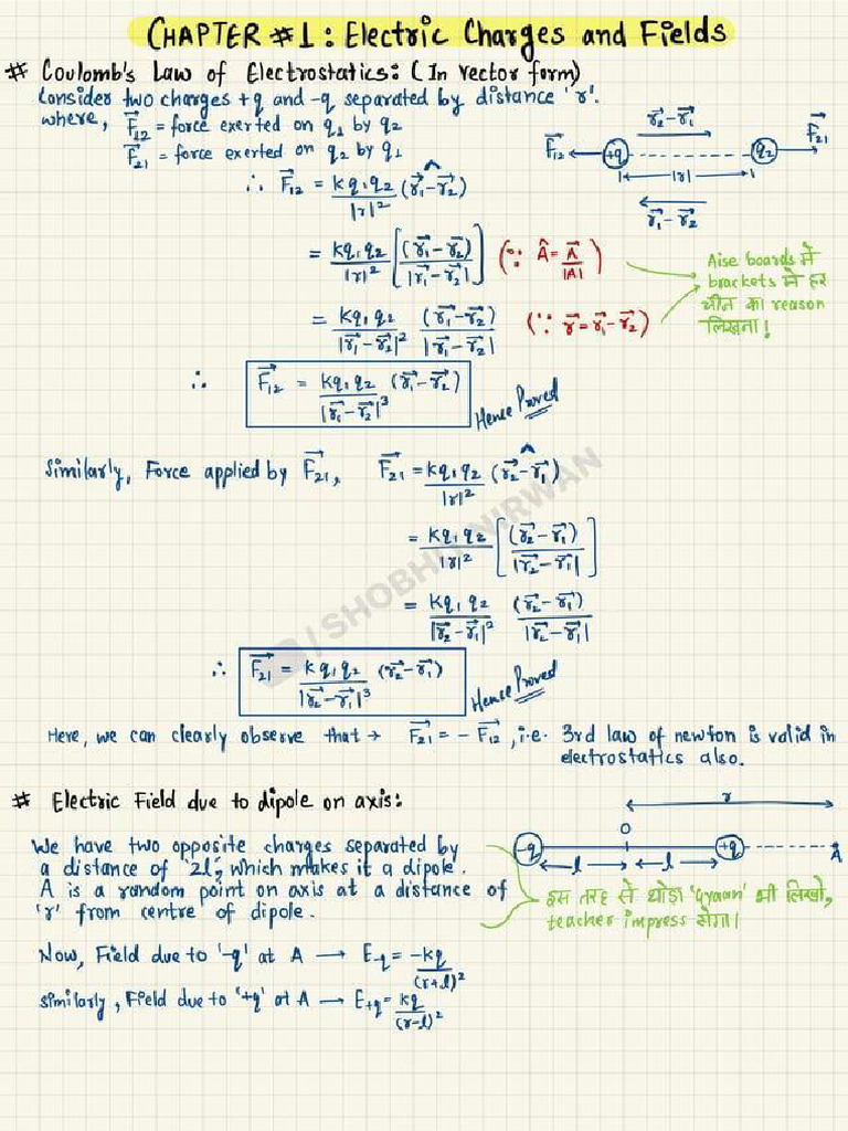Physics Unit1 and Unit2 Derivations | PDF