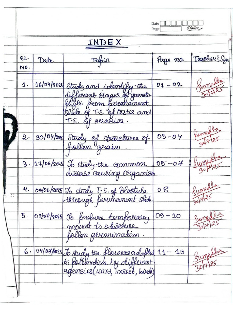 Bio Class 12 2026 Full Practical | PDF