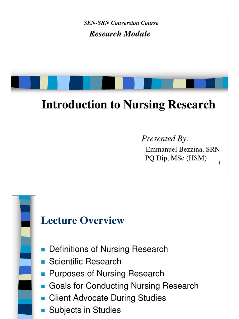Introduction To Nursing Research.22401551 | PDF | Nursing | Scientific ...