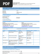 Relton New Rapid Tap SDS Summary | PDF | Dangerous Goods | Toxicity