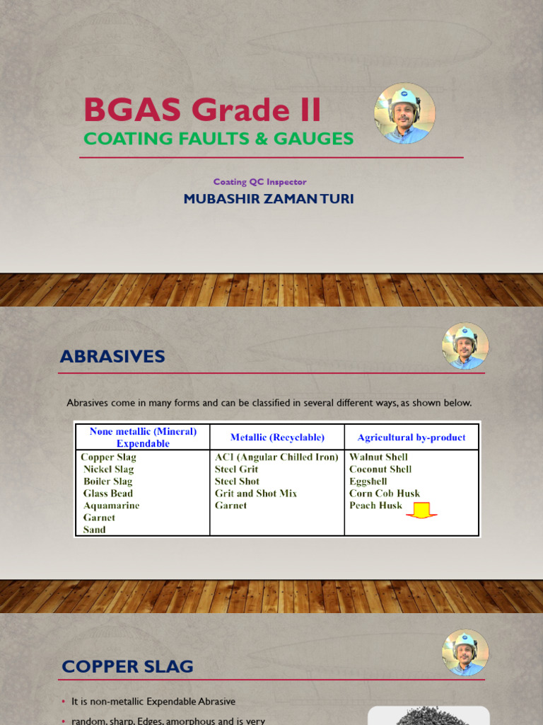 BGAS Grade II - Coating Faults and Gauges Details | PDF | Paint | Materials