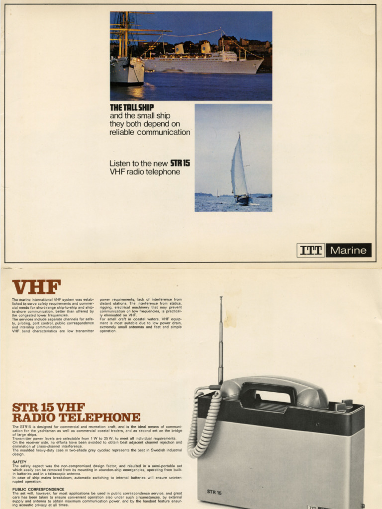STR 15 (Marine VHF Radio) | PDF