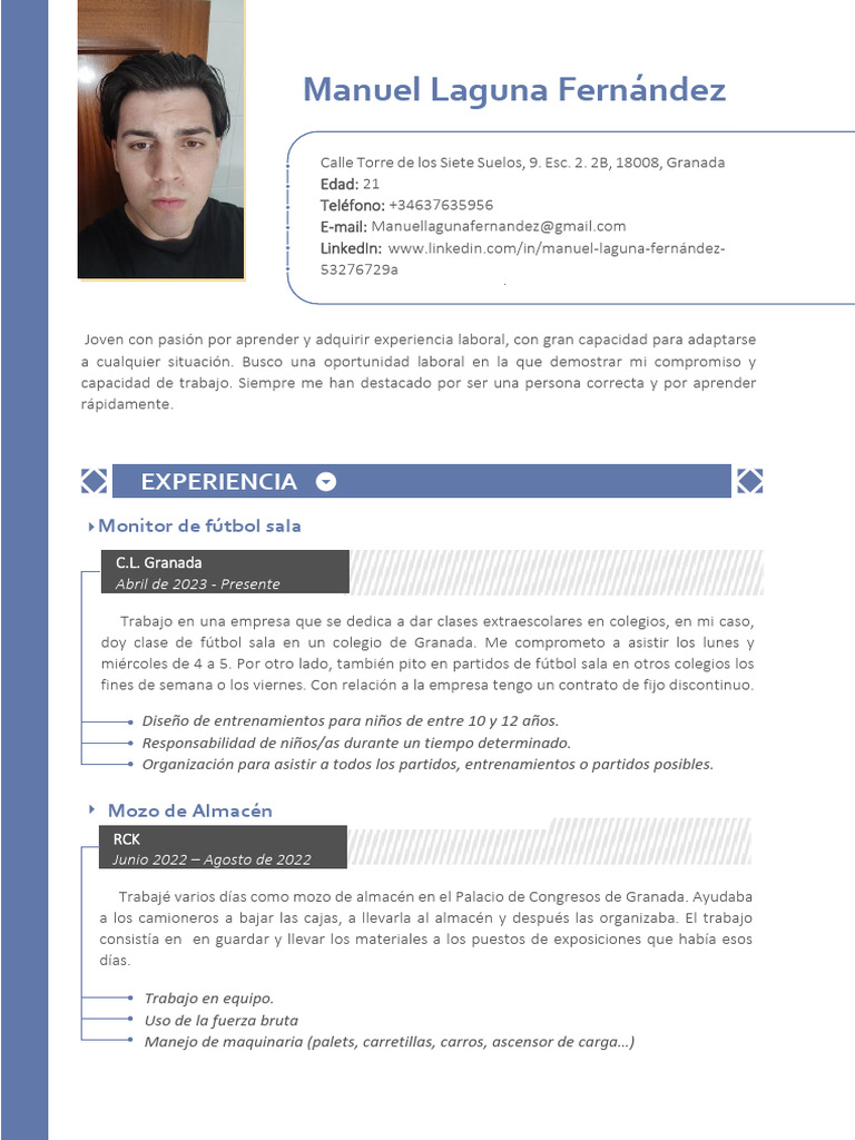 Currículum Vitae 2025 | PDF | Granada