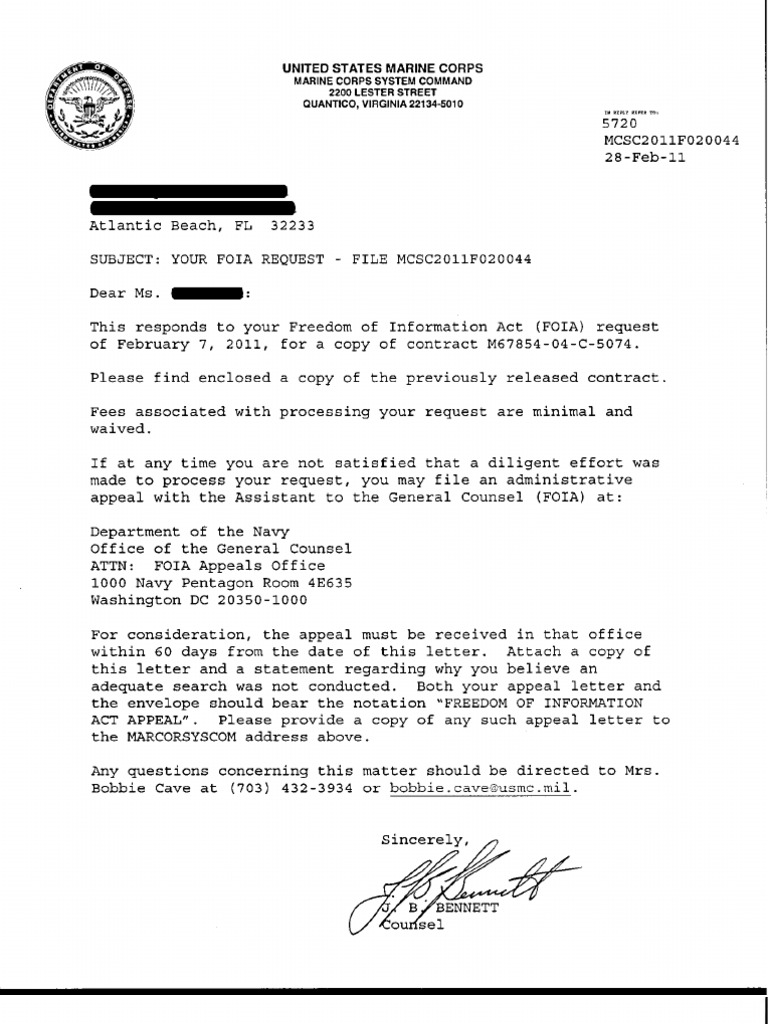 2011 Marine Corps System Command Response To Directed Energy LIP PEP ...