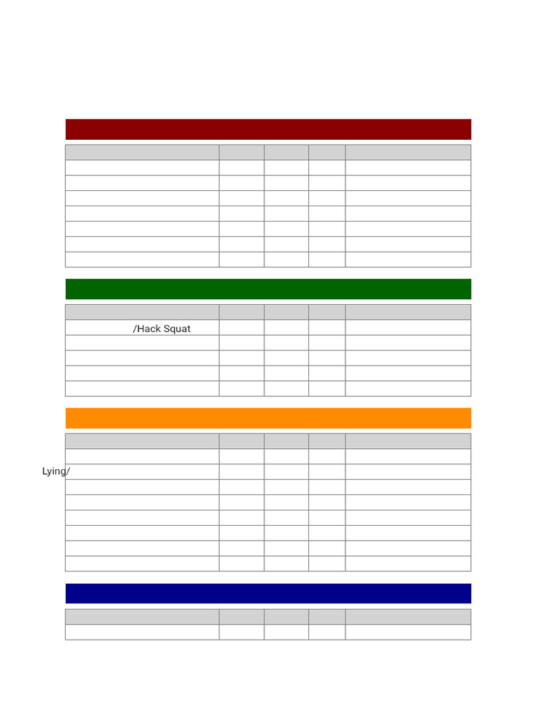 Jeff nippard style workout plan | PDF | Weight Training ...