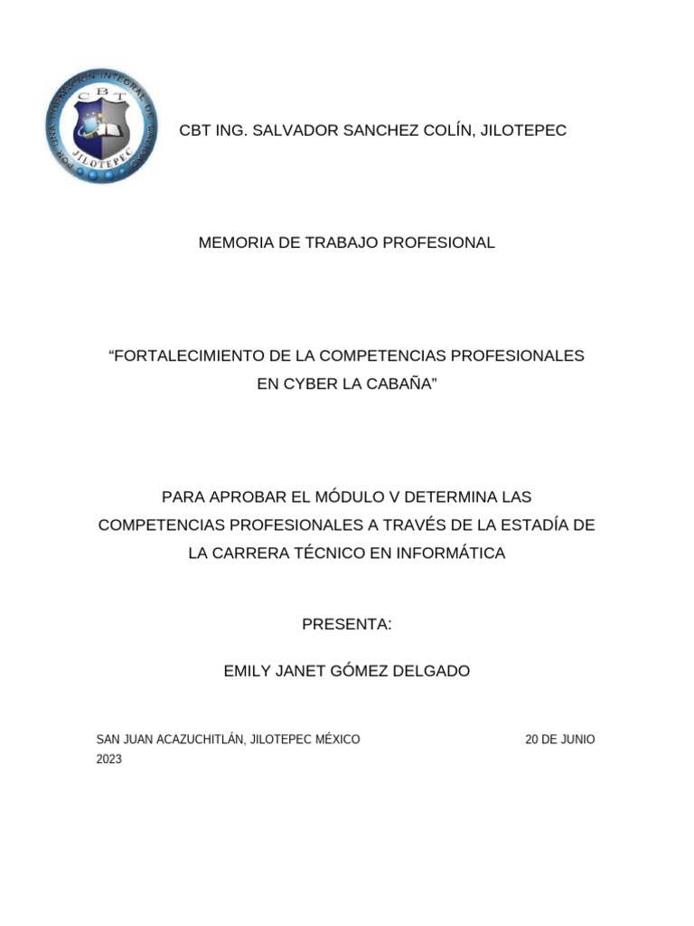 Copia de 11_GOMEZ_DELGADO_EMILY JANET_CYBER LA CABAÑA | PDF ...