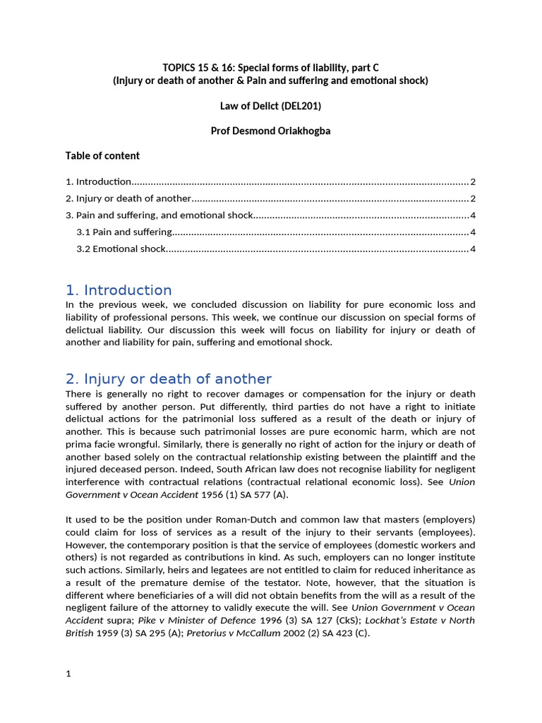 TOPICS 15 _ 16 | PDF | Civil Law (Legal System) | Private Law
