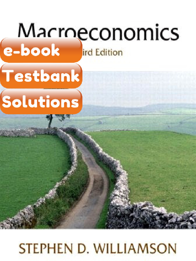 Testbank Macroeconomics 2nd Edition Daron Acemoglu David Laibson John ...