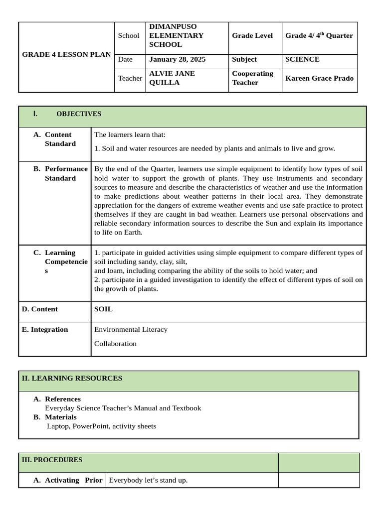Science Day 3 | PDF | Soil | Loam
