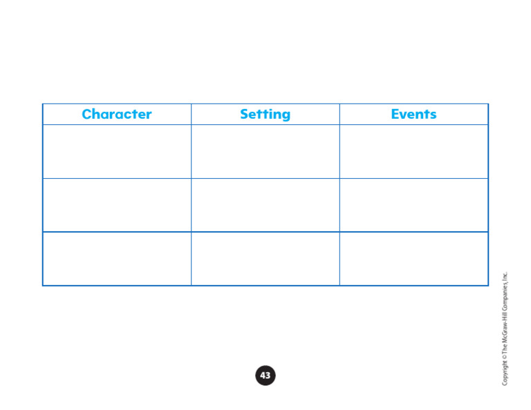 Character - Setting.events Organizer | PDF