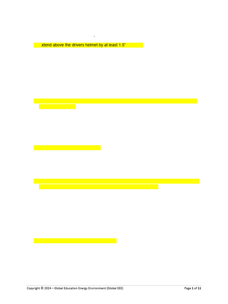 Regulations and misc. questions - with answers | PDF | Brake | Vehicles