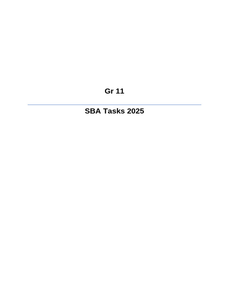 Grade 11 Efal Exemplar Sba Tasks - 2025 | PDF | Sneakers | Reading ...
