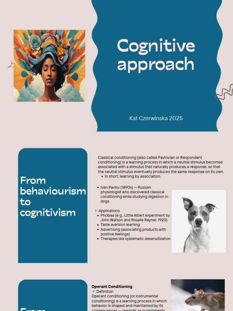 Cognitive Approach | PDF | Memory | Recall (Memory)