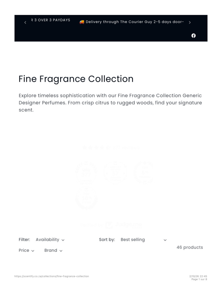 Fine Fragrance Collection - Scentify | PDF | Perfume | Odor