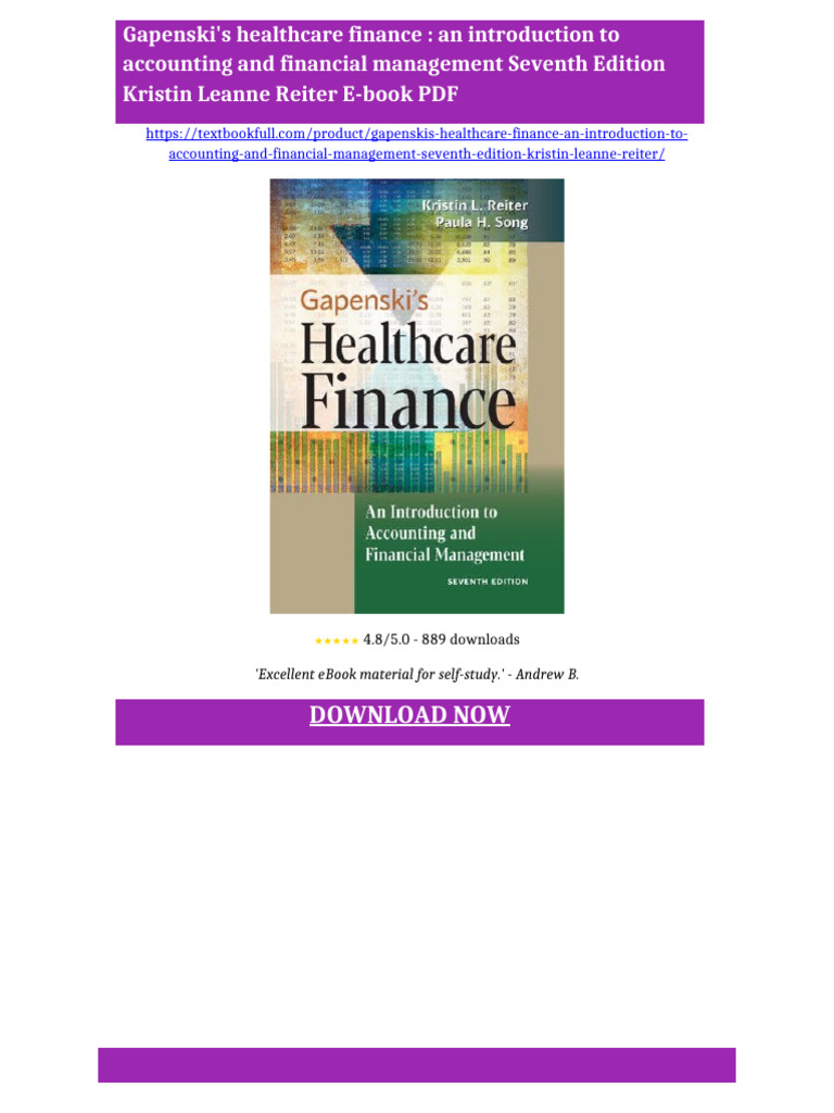 Gapenski's healthcare finance : an introduction to accounting and ...