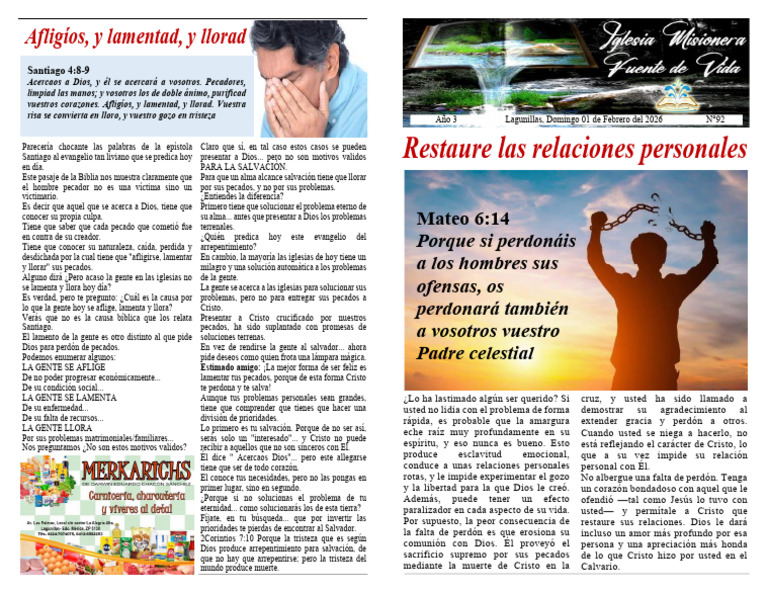 Año 3 Numero 92A | PDF | Salvación | Cristo (título)