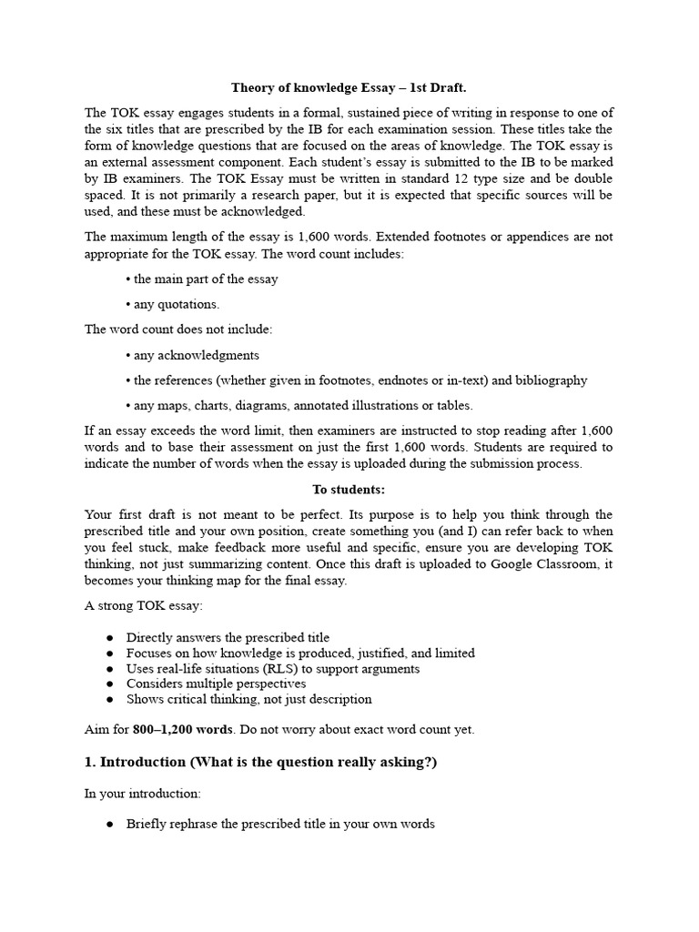 TOK Essay - 3 | PDF | Knowledge | Science