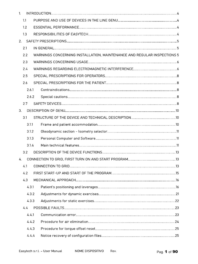 Genu PLUS-Genu ISO - Rev 0.0 Nuova Revisione_ENG | PDF | Mains ...