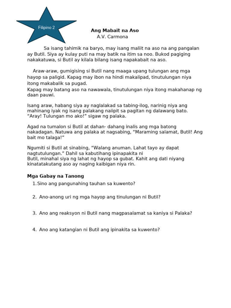 Worksheet Filipino 2 Q3_Week 3 | PDF