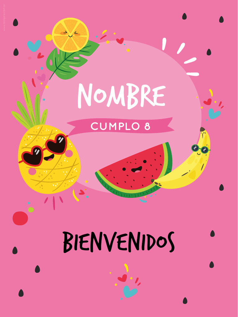 KIT DECO - Cartel Bienvenida | PDF