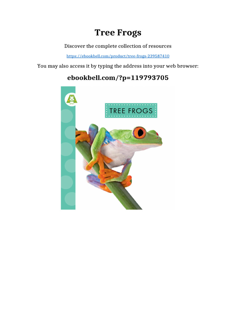 Tree Frogs online version | PDF