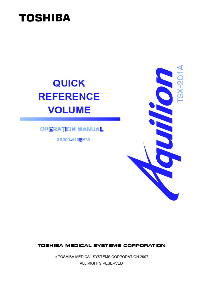 409574549 Manual de Referencias Aquilion 64 | PDF | Ct Scan | Cursor ...