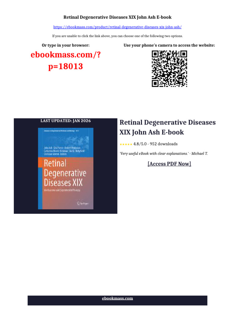 Retinal Degenerative Diseases XIX John Ash ebook any format available ...