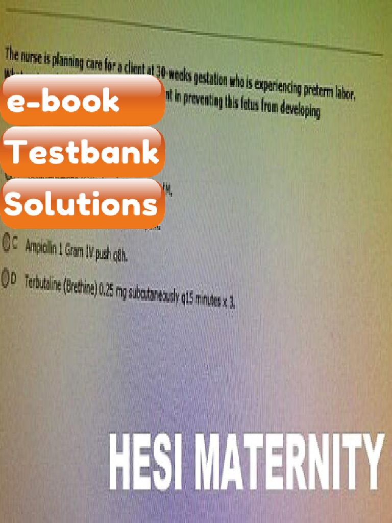 Testbank HESI Maternity 2019 Screenshots RN Most Recent Fast Download ...