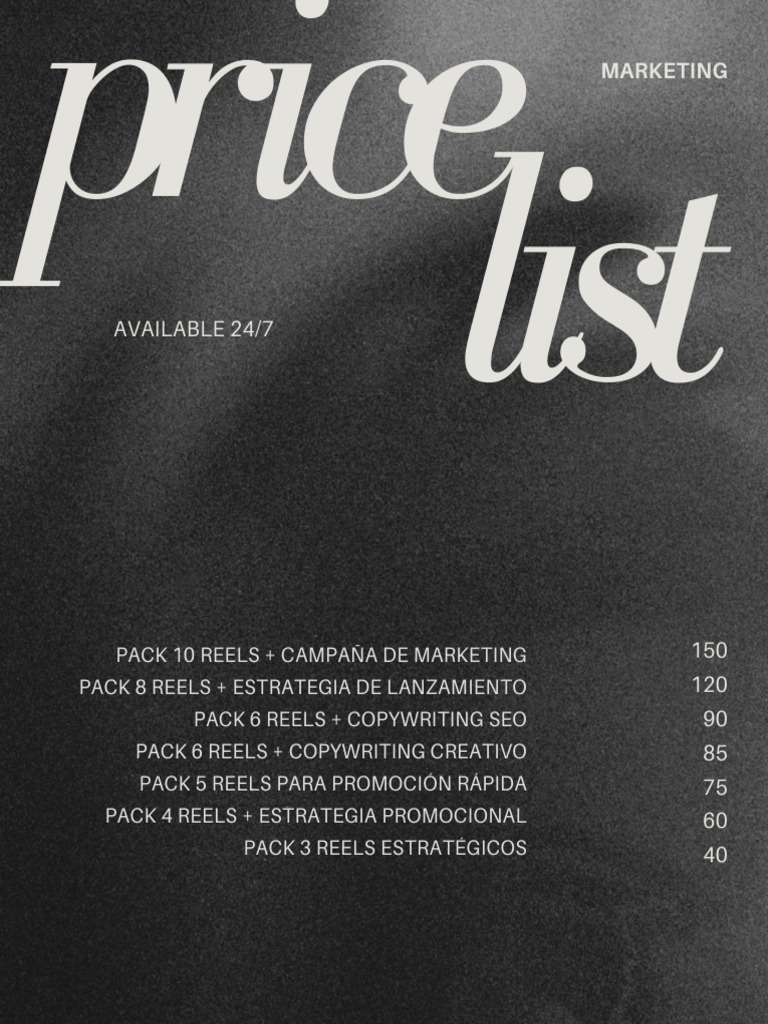 Price List | PDF