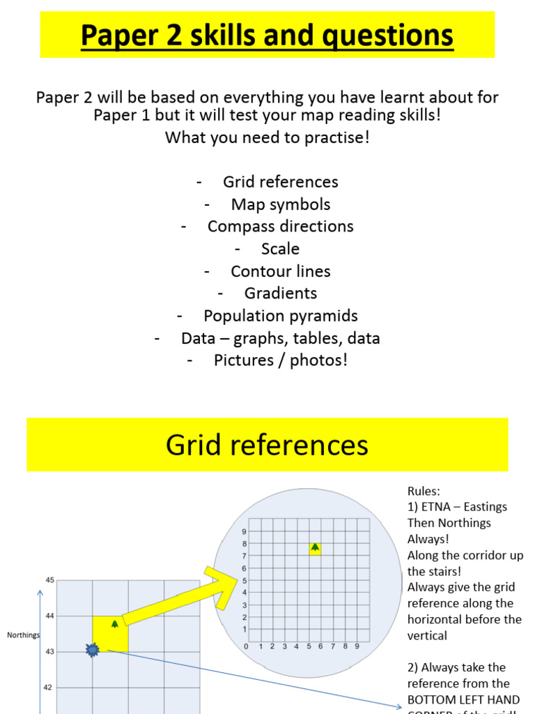 Paper 2 Skills and Questions | PDF | Valley | Plateau