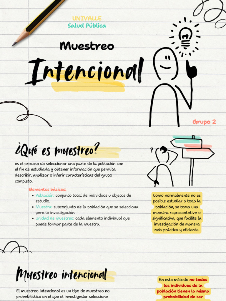 Muestreo Intencional GRUPO 2 | PDF | Muestreo (Estadísticas) | Probabilidad