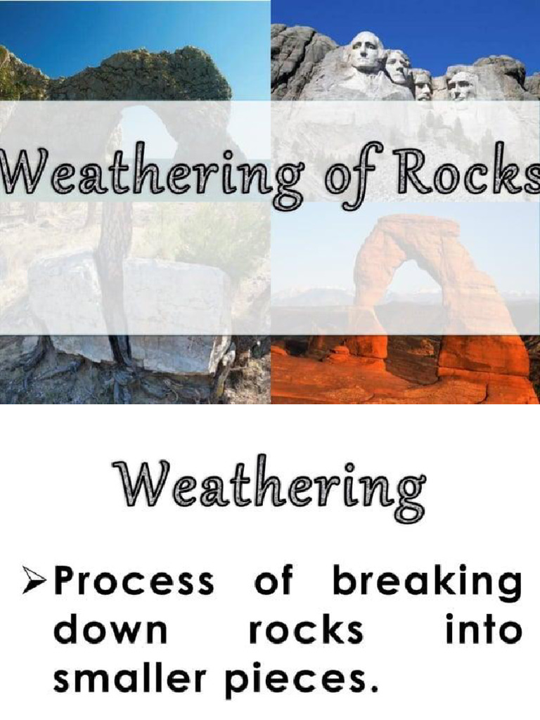 Weathering of Rocks | PDF