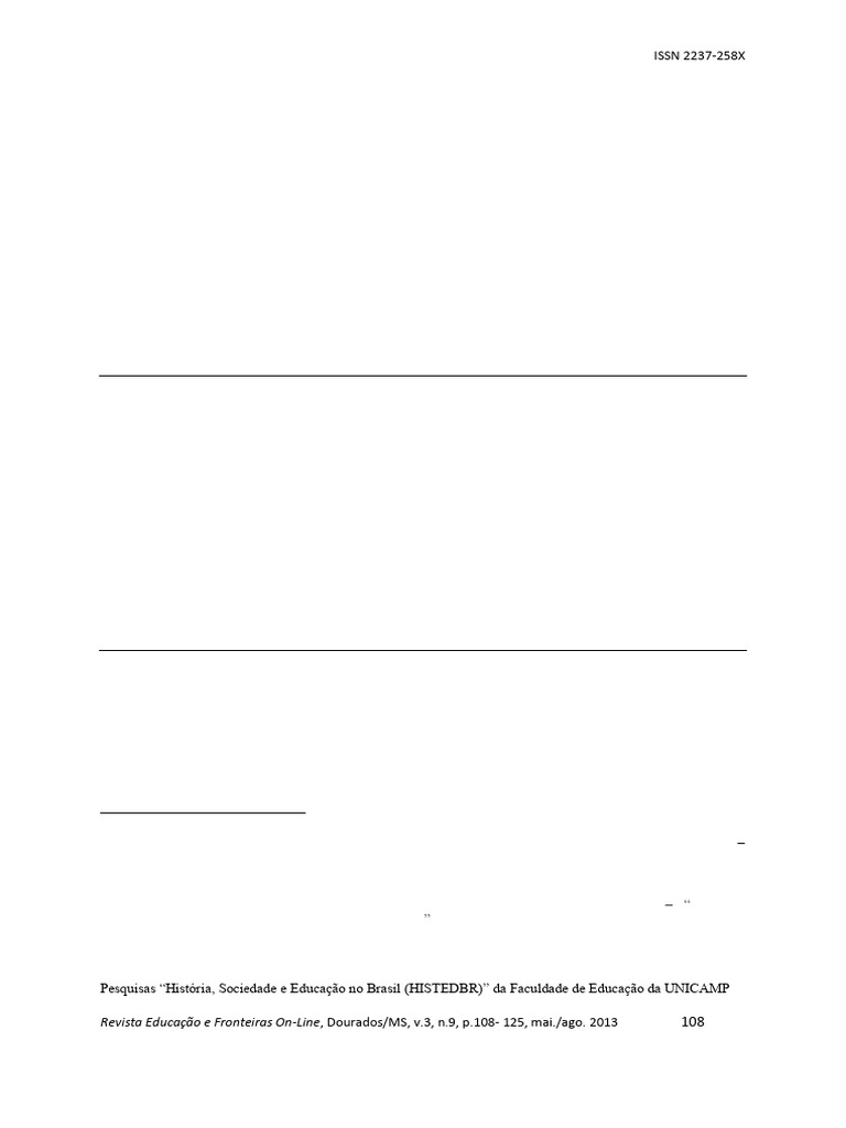 Markley,+Artigo Reflexoeshistoriaeducacao - Revisado | PDF | Pedagogia ...