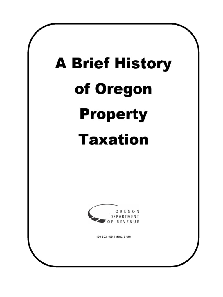 Brief History or Prop Tax | PDF | Taxes | Property Tax