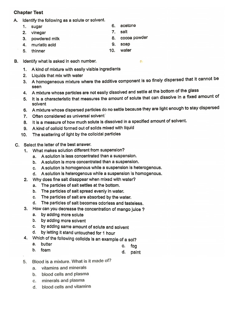 Chapter 1 TestScience | PDF