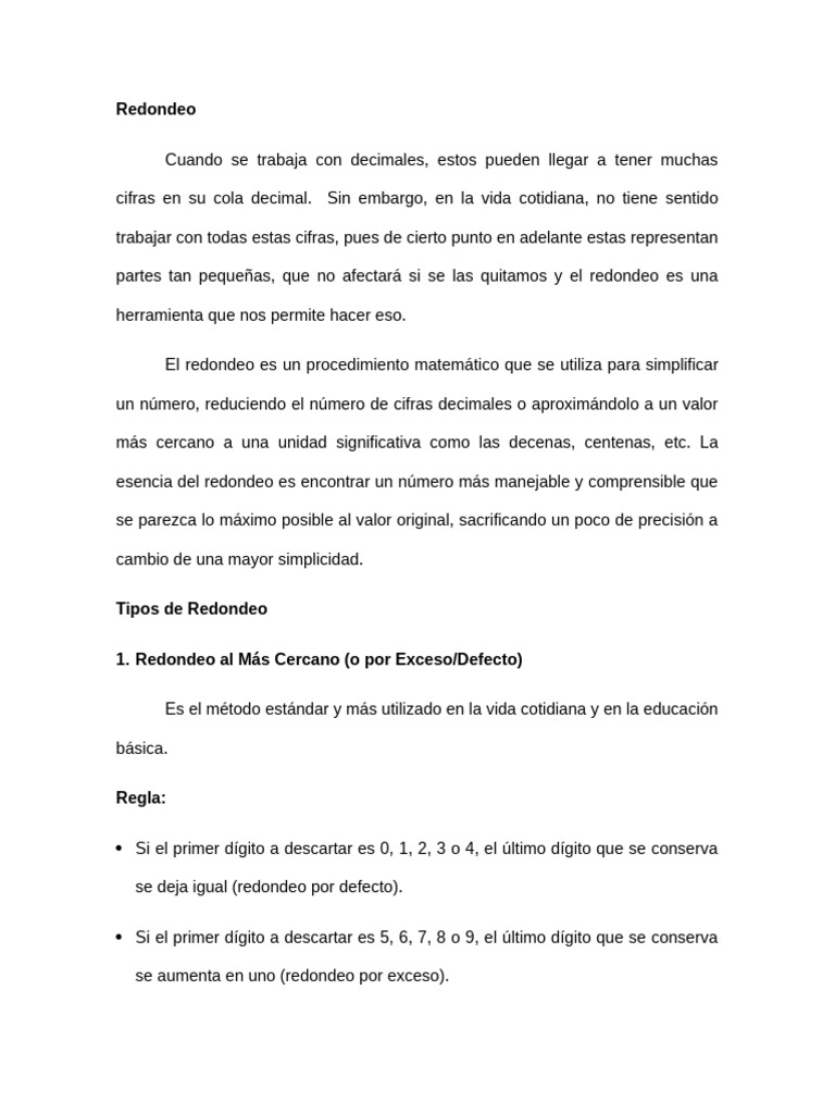 Redondeo y Cifra Significativa | PDF | Exactitud y precisión | Decimal