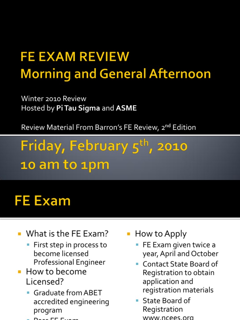 Fe Exam Review 2010 | Series And Parallel Circuits | Deformation ...