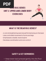 Core Stability: Bird Dog & Dead Bug | PDF | Physical Fitness | Physical ...