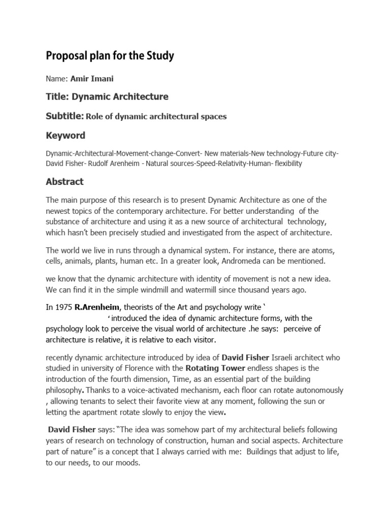 Dynamic Architecture | PDF | Idea | Science