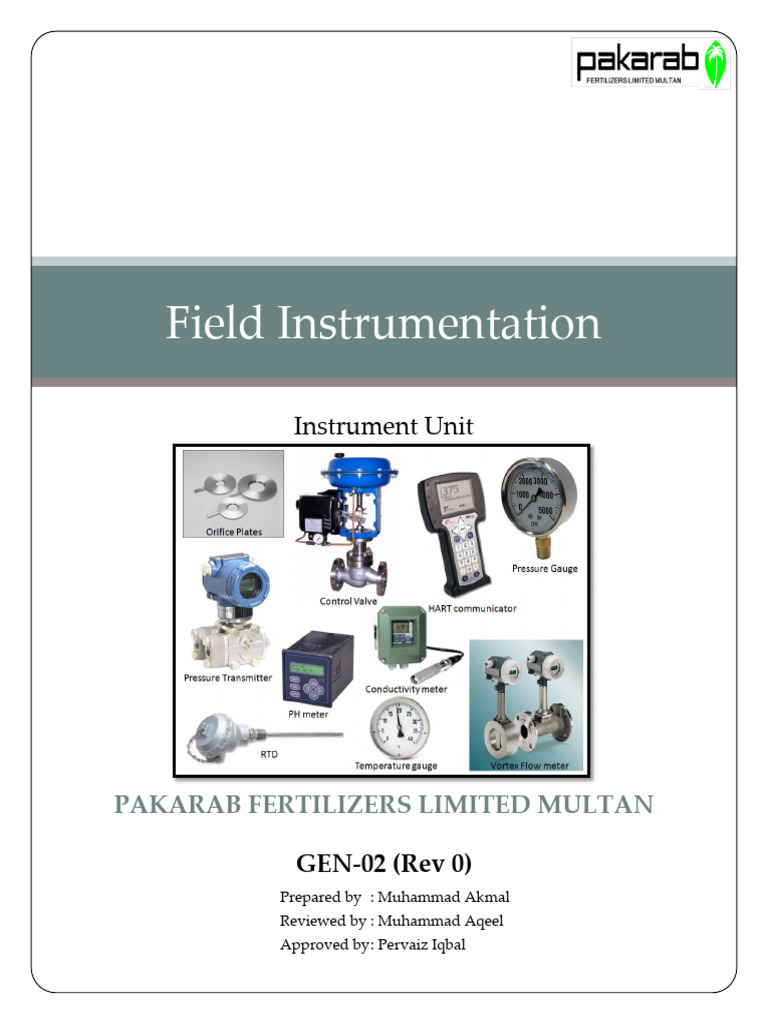 Field Instrumentation 1685683786 | PDF | Thermocouple | Pressure ...