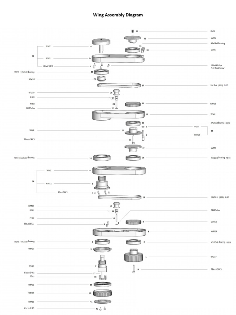 Wing Assembly Diagram | PDF