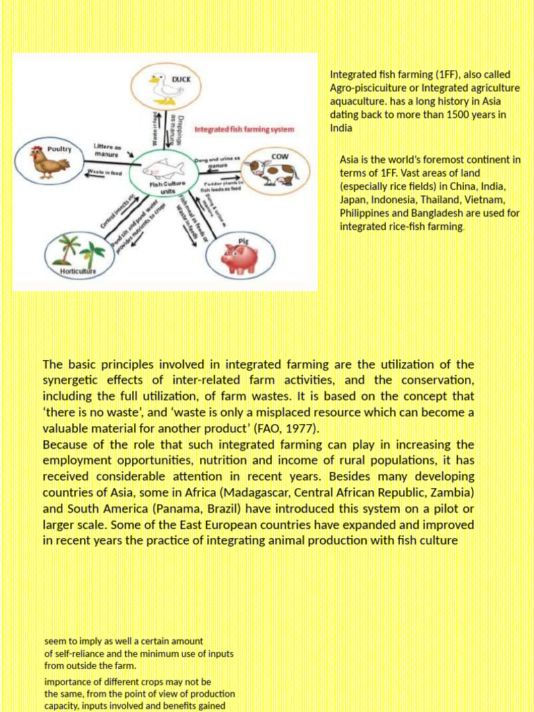 Integrated Fish Farming | PDF | Agriculture | Farms