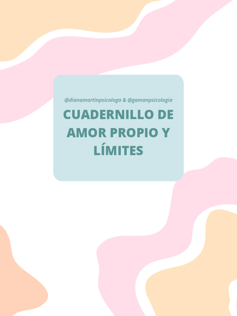 Amor Propio y Limites | PDF | Autoestima | Amor