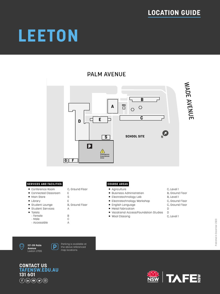 TAFE NSW Leeton Campus Map (1) | PDF | Vocational Education | New South ...
