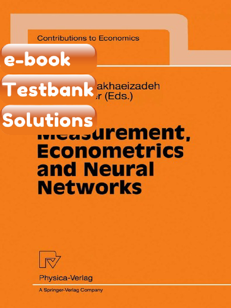 Risk Measurement Econometrics and Neural Networks Selected Articles of ...
