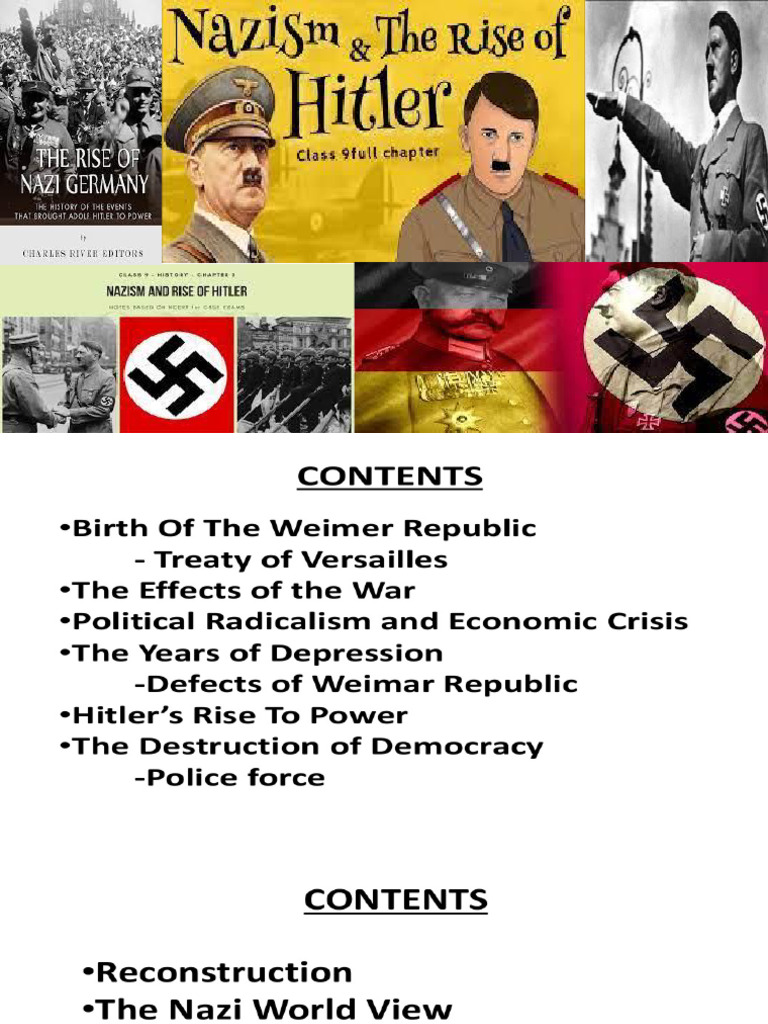 Chapter 3 Nazism and The Rise of Hitler | PDF