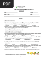 Grade 5 Natural Science Term 1 Exam | PDF | Zoology